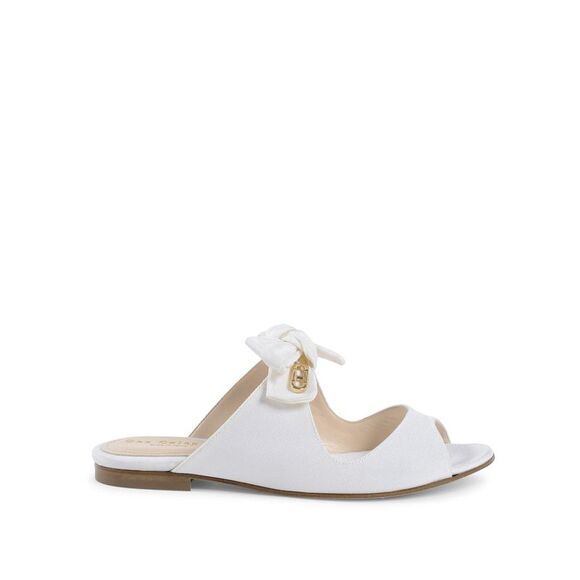Dee Ocleppo | Shoes | Dee Ocleppo Helen Flat Sandal White Women Slip Ons | Poshmark